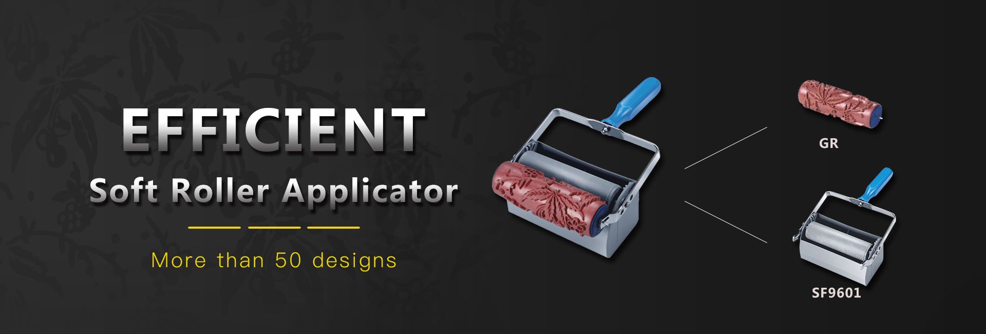 Soft Pattern Roller, Painting Rubber Roller Set, Rubber Wood Graining ...