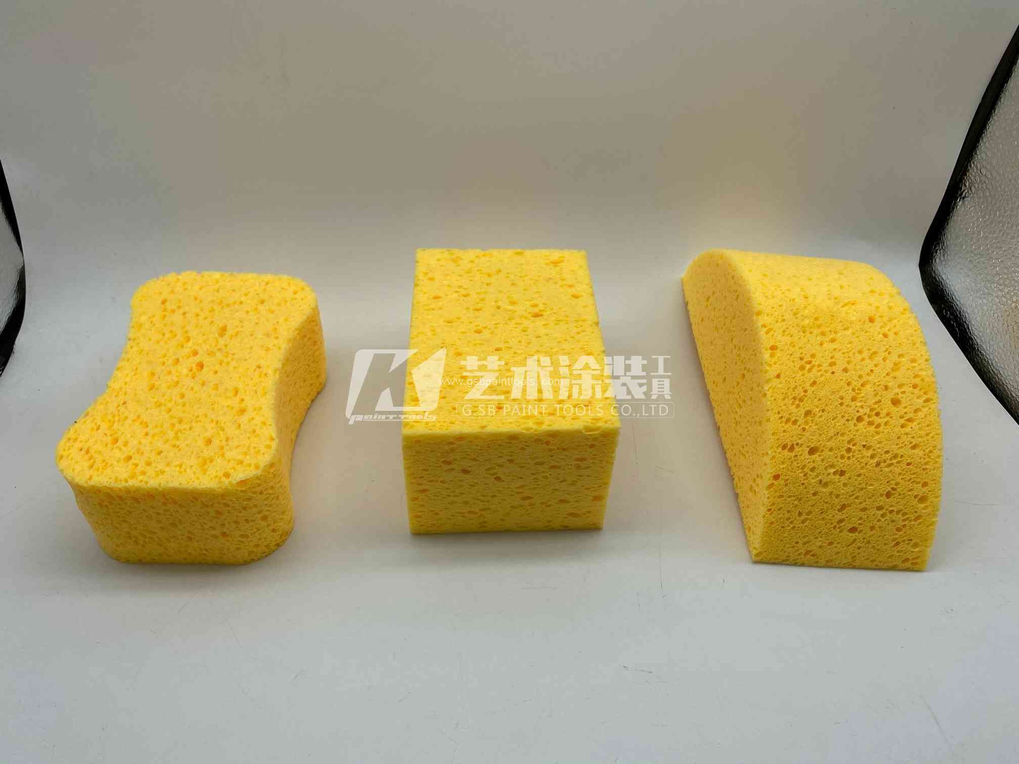 Natural Wood Pulp Sponges Absorbent Cellulose Sponges Durabl Sponges
