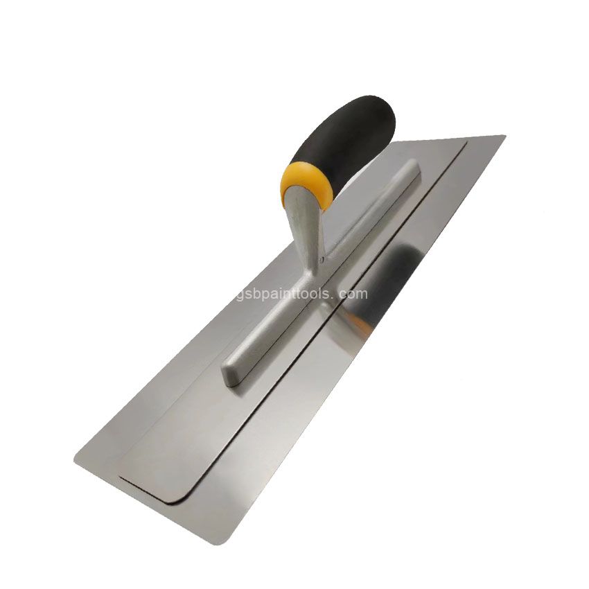 Stainless Steel Trowel with Rbbber Handle Micro Cement Trowel ...
